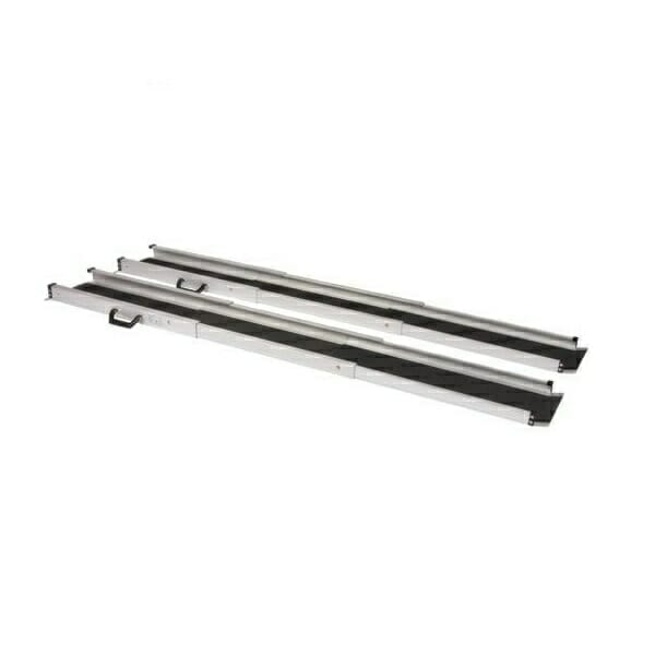 Omega narrow telescopic ramp with aluminum frame